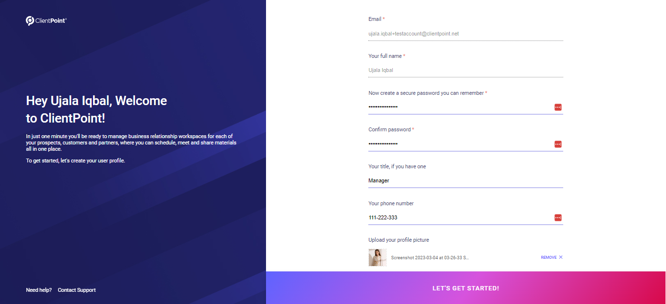How to Set Up Your ClientPoint Account – ClientPoint