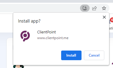 How to install the ClientPoint app on your desktop – ClientPoint