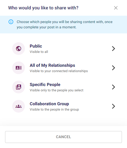 How to share content – ClientPoint