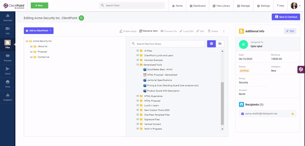 How to Use ClientPoint's Standing Guard Cost Analysis Tool – ClientPoint