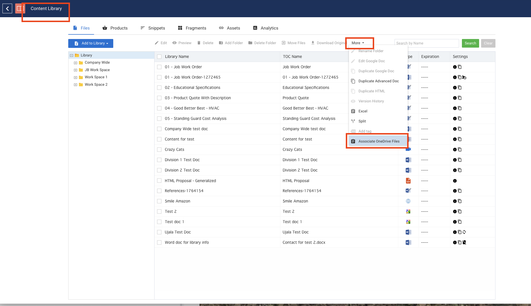 Connecting your Microsoft OneDrive with the Content Library to Import ...